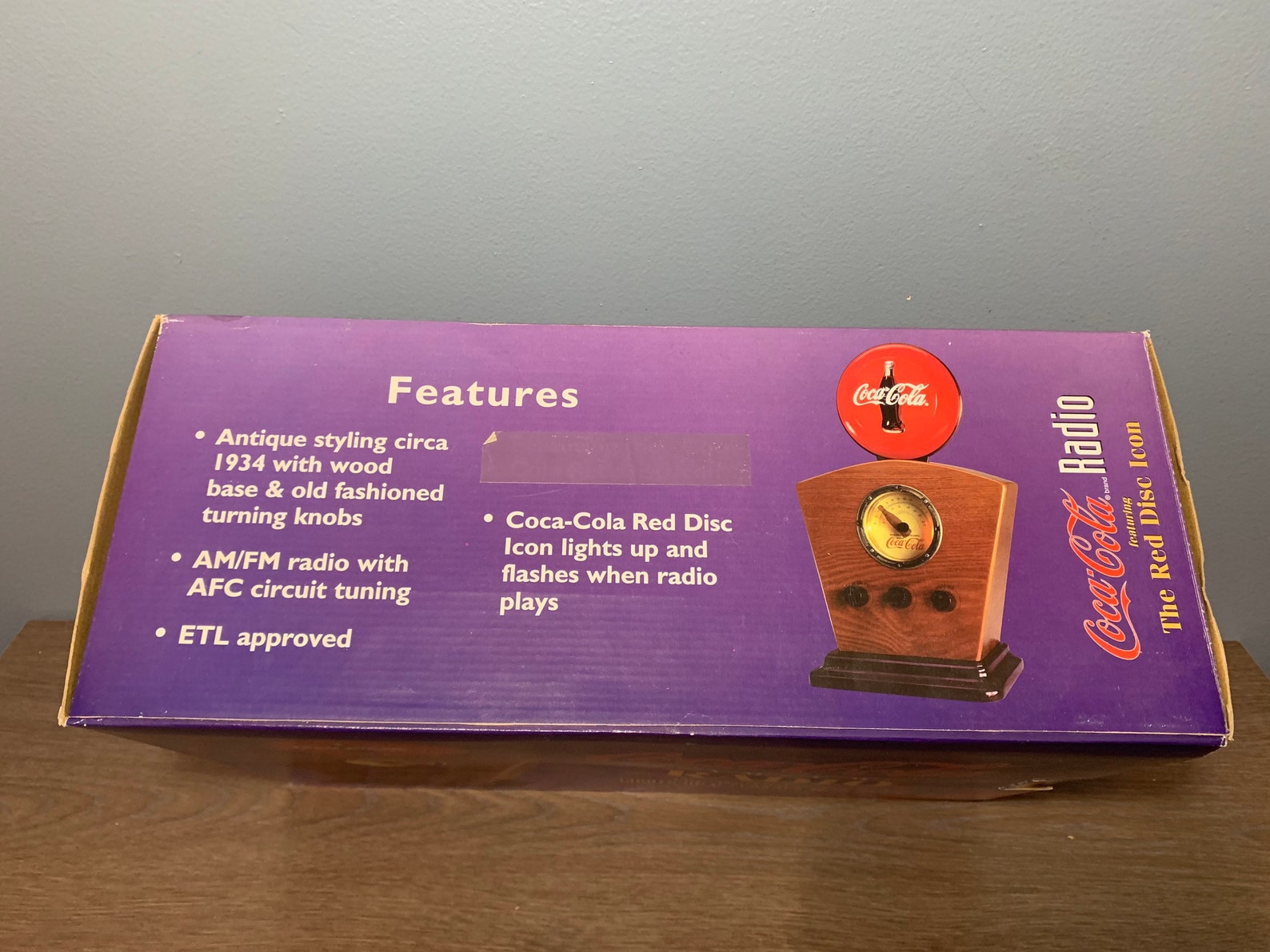 Vintage 1990s Coca-cola Antique Style AM/FM Radio Featuring - Etsy