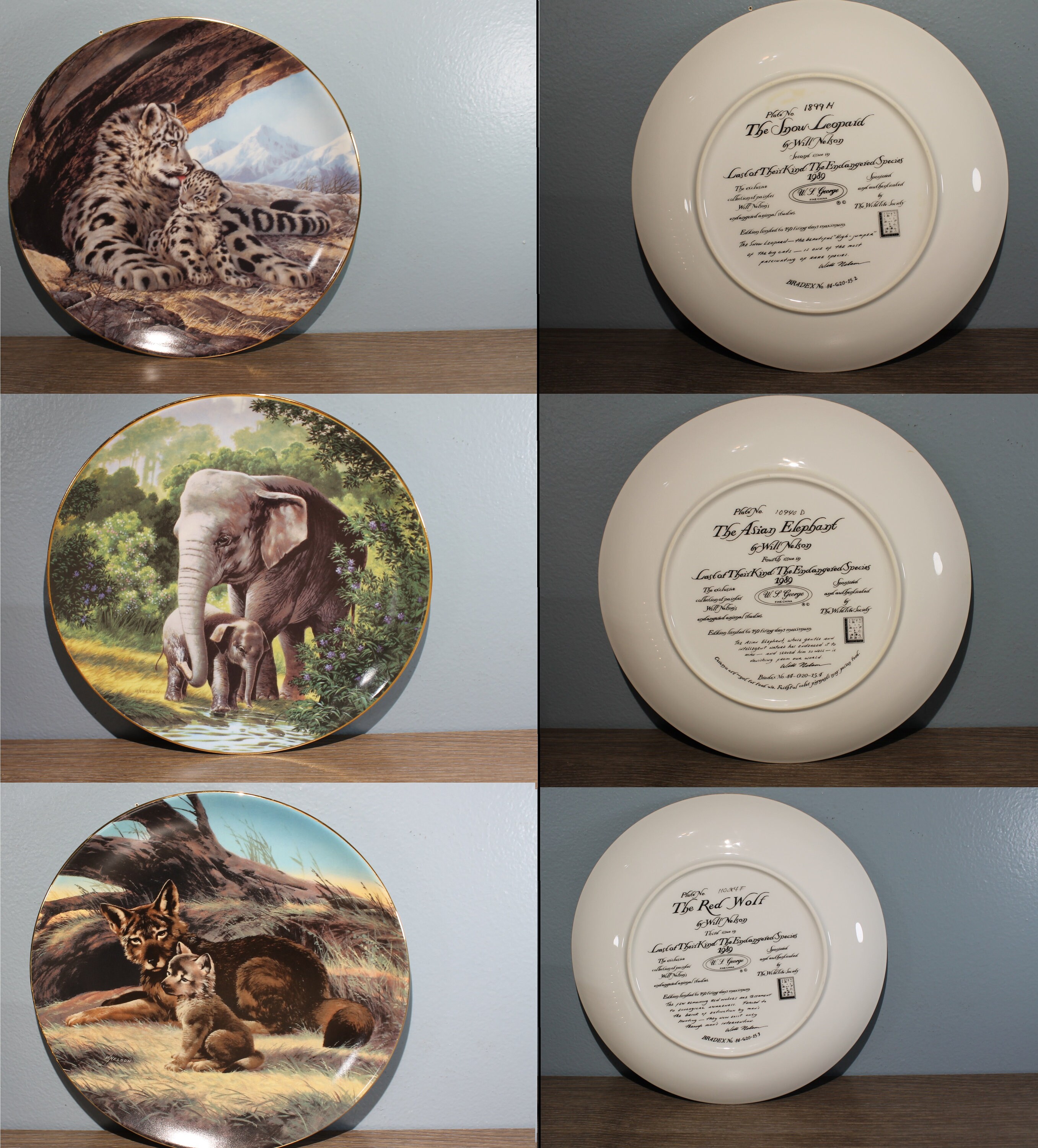 Vintage 1980's-1990's Set of 10 Will Nelson Last of | Etsy