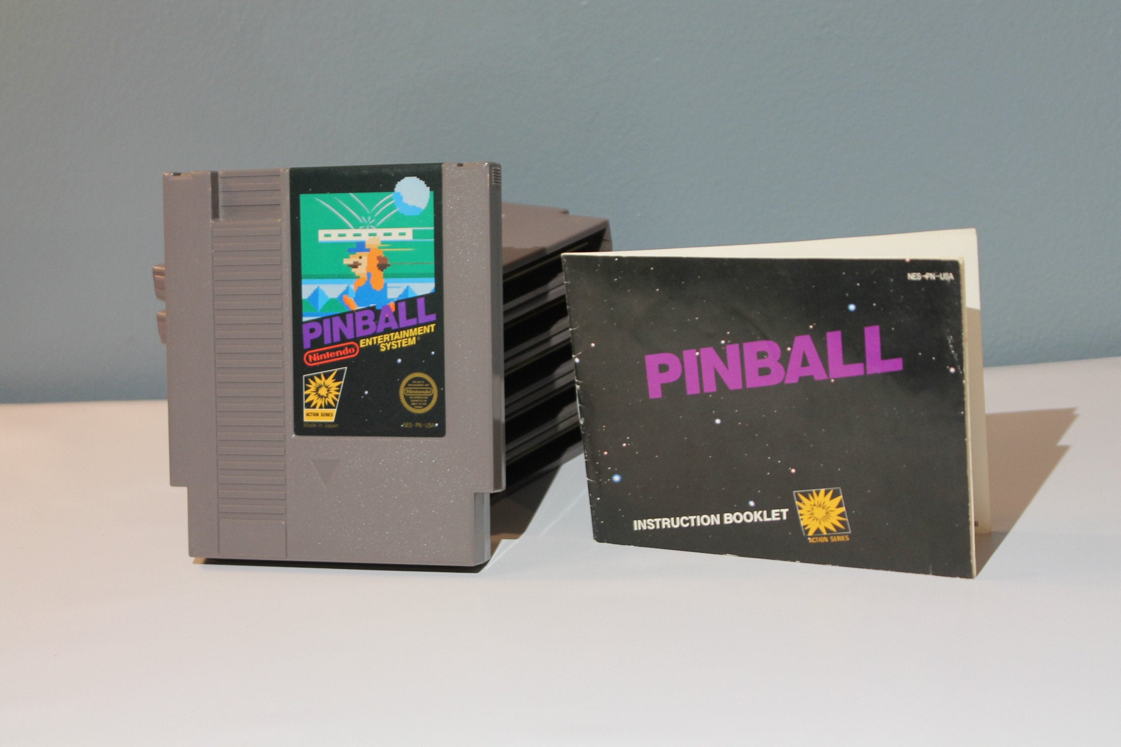 Vintage 1985 Nintendo NES Action Series Pinball Video Game | Etsy
