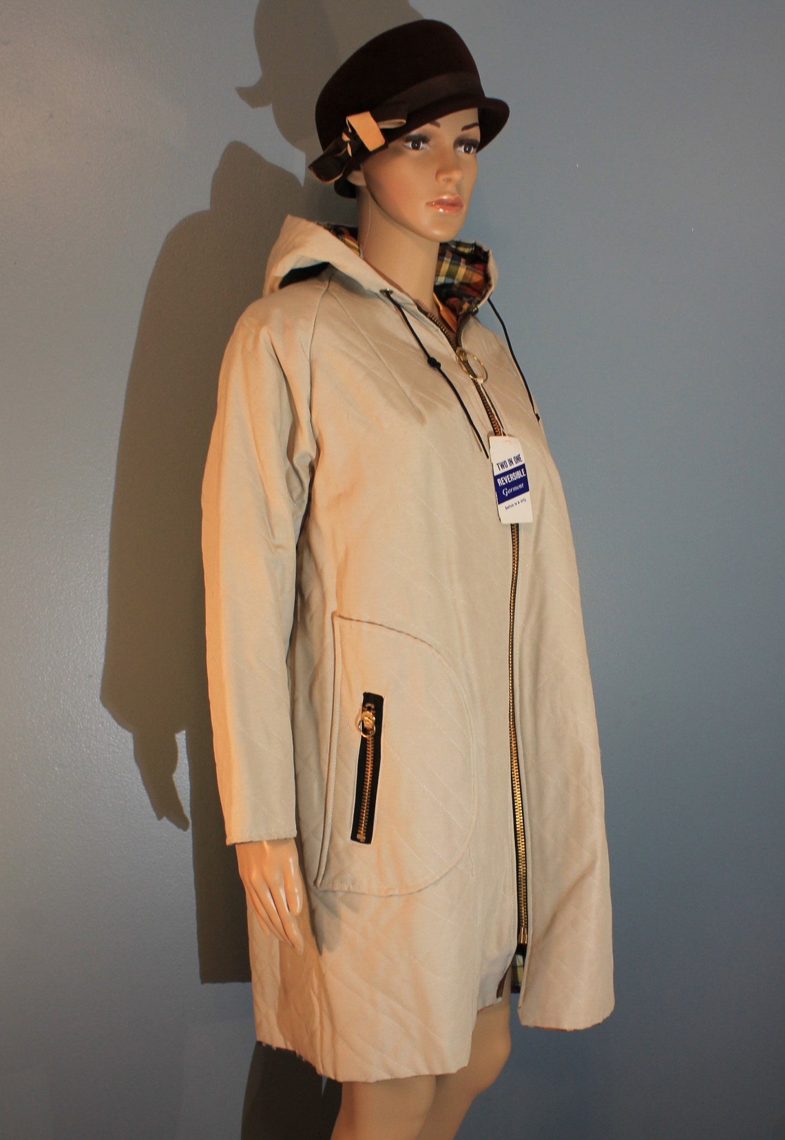 Vintage 1950s-1960s Two in One Reversible Garment Switch in a | Etsy