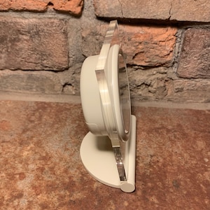 Vintage 1980s Picco Quartz Clear and White Tabletop Analog Alarm Clock ...