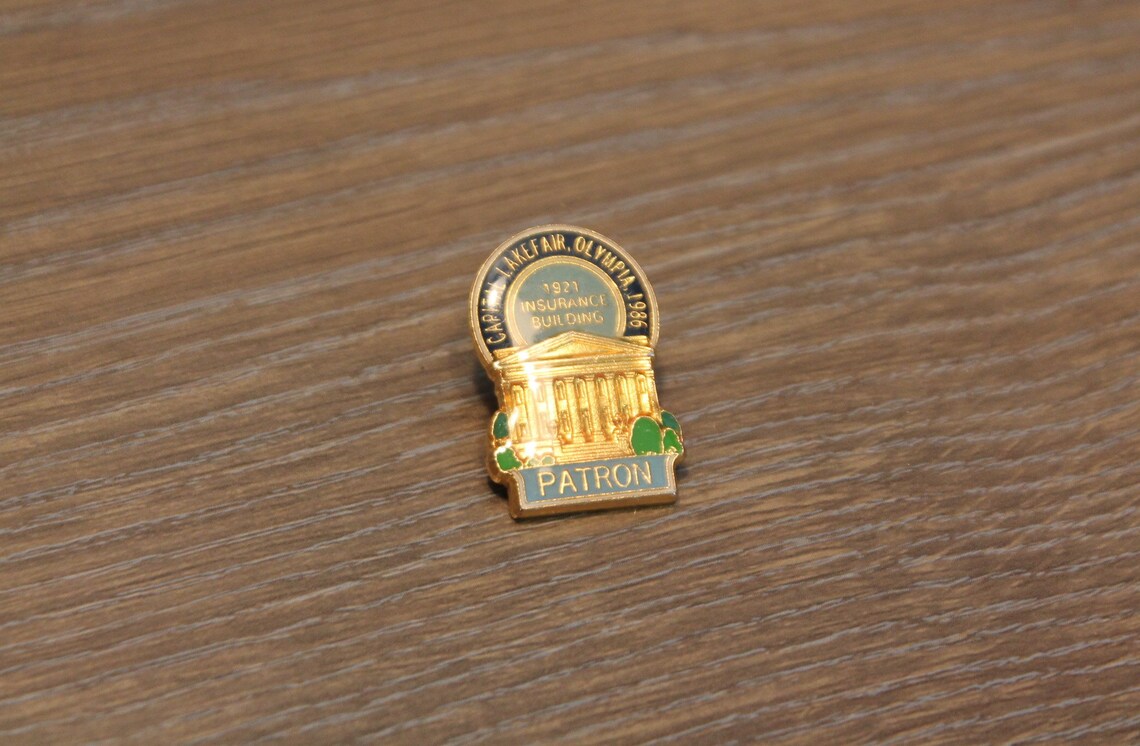 Vintage 1986 Capital Lakefair Olympia Patron Insurance Building 1921 ...