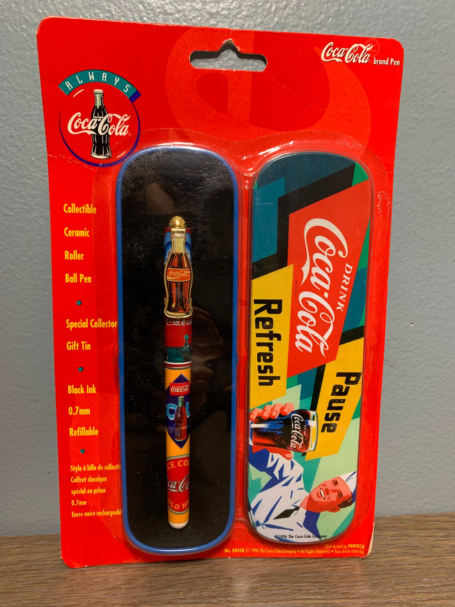Vintage Collectible Coca-cola Ceramic Roller Ball Pen Special ...