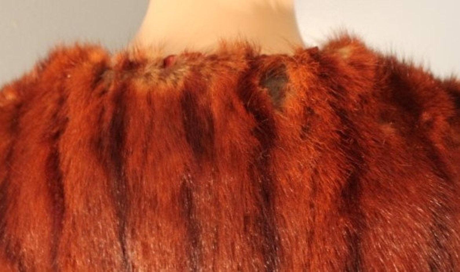 Vintage 1940's Layne Brant Handmade Brown Mink Fur Shawl - Etsy