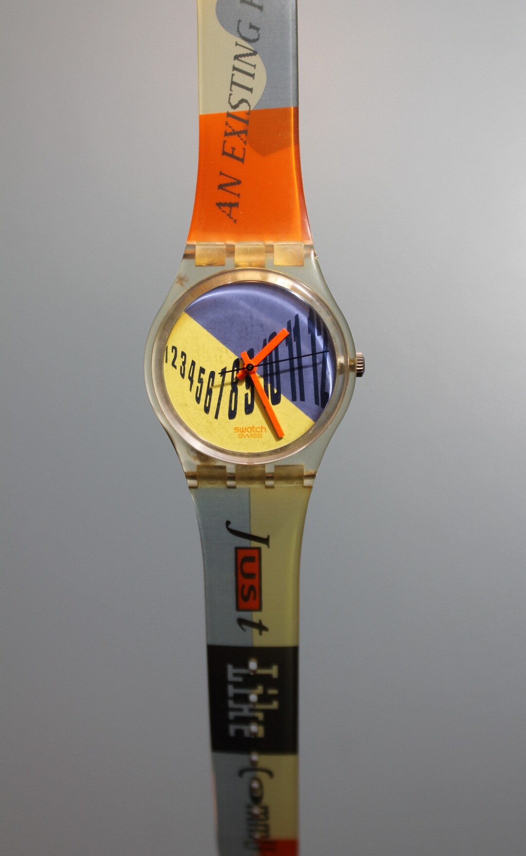 Vintage Original Swatch Watch "an Existing Head Just Like Communication ...