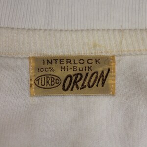 Vintage 1950s-1960s Interlock Hi-bulk Orlon Acrylic White Soft Knit ...