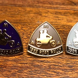 Set of 5 Vintage 1982-1986 American Motorcycle Association AMA Road ...