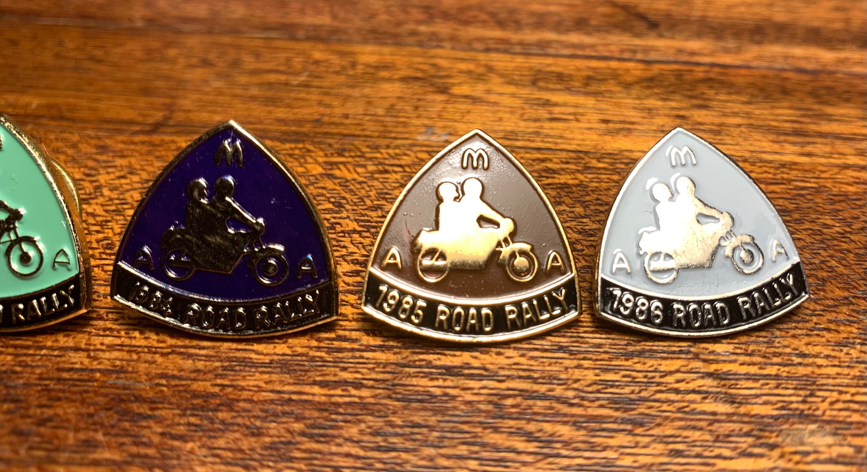 Set of 5 Vintage 1982-1986 American Motorcycle Association AMA Road ...