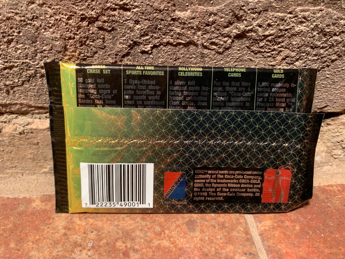 Vintage Assorted Coca-cola Premium Collectors Cards New in Packages ...