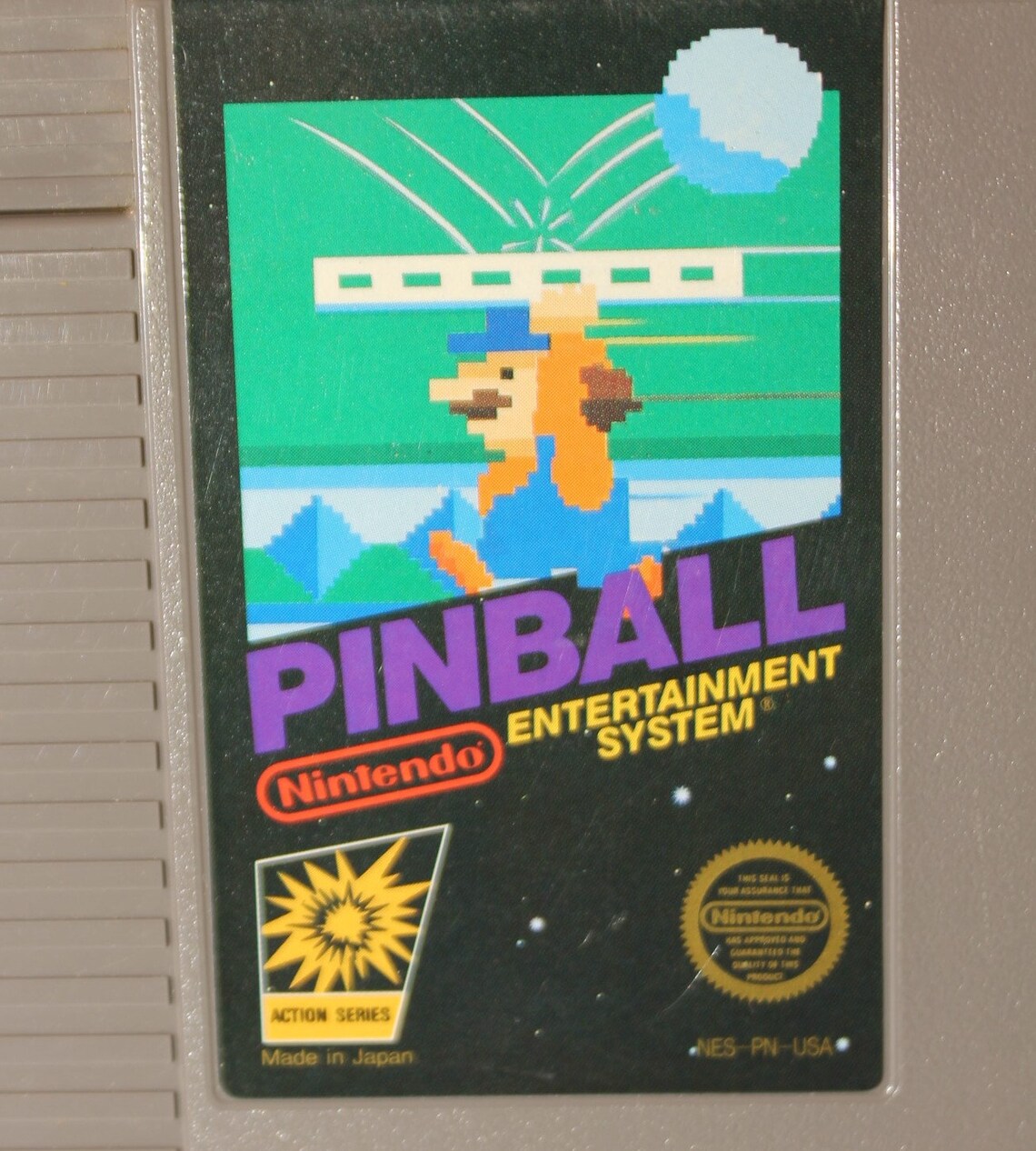 Vintage 1985 Nintendo NES Action Series Pinball Video Game - Etsy
