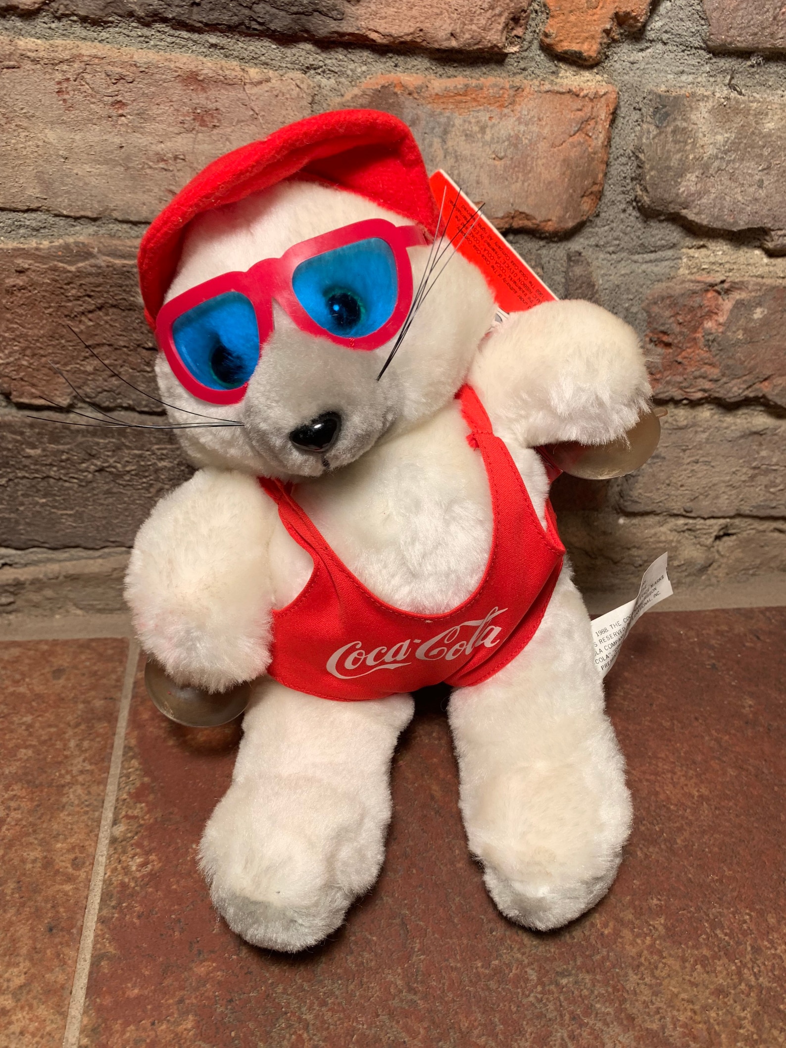 Vintage 1988 Coca-cola Critters Cat in Bathing Suit Suction | Etsy