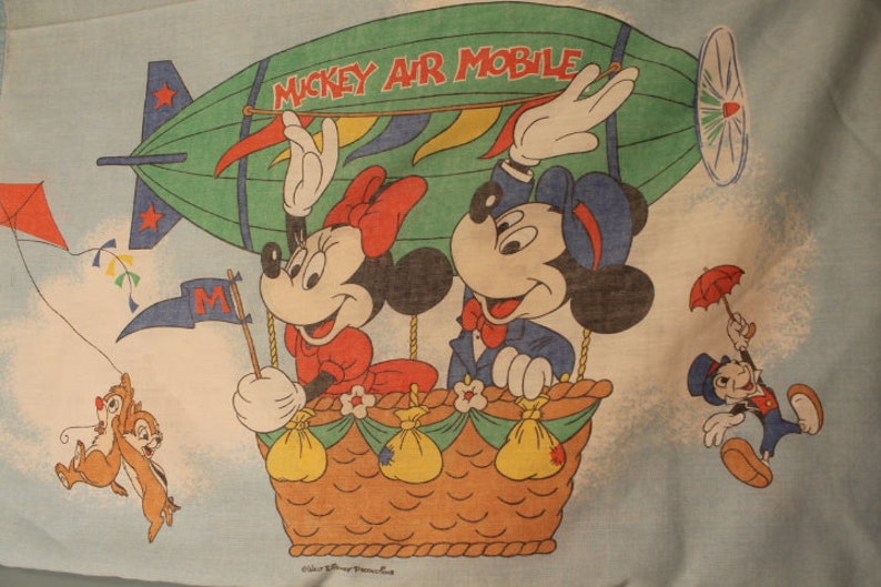 Vintage 1980s Disney Mickey and Minnie Mouse Air Mobile Blimp - Etsy