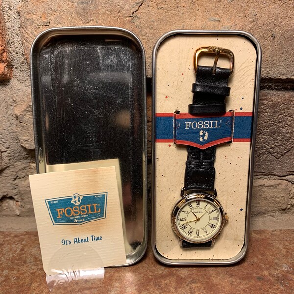 Fossil Vintage Watch - Etsy