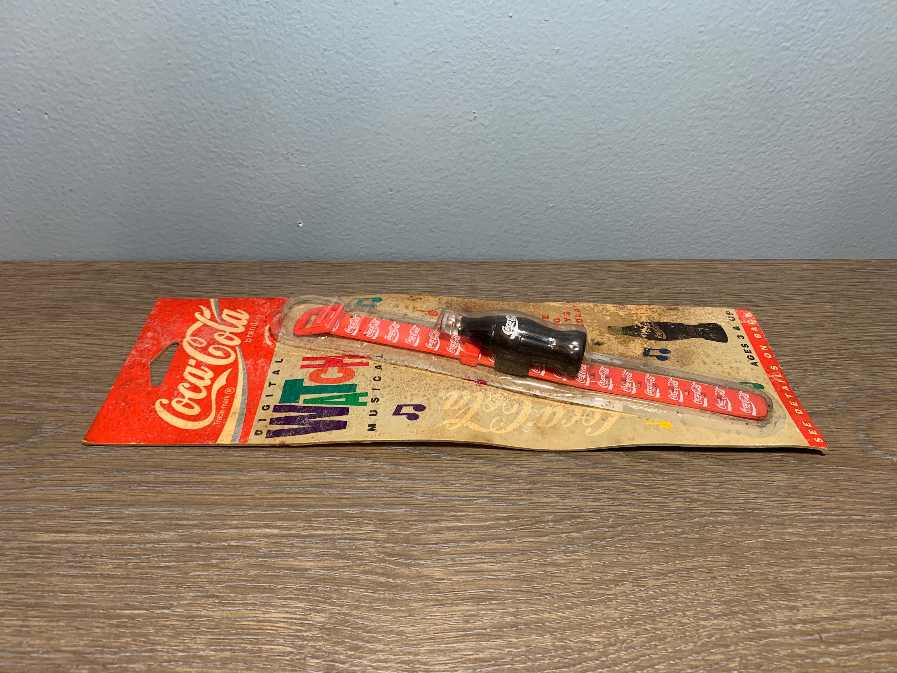 Vintage 1990s Collectible Coca-cola Digital Musical Watch New - Etsy