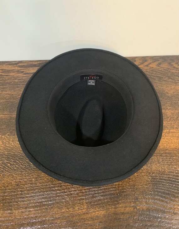 Early 2000s Stefeno Black Wool Felt Hat - Gem
