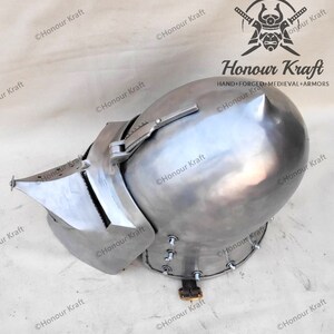 Medieval Beak Face Helmet Armour Steel Head Protection Armor - Etsy
