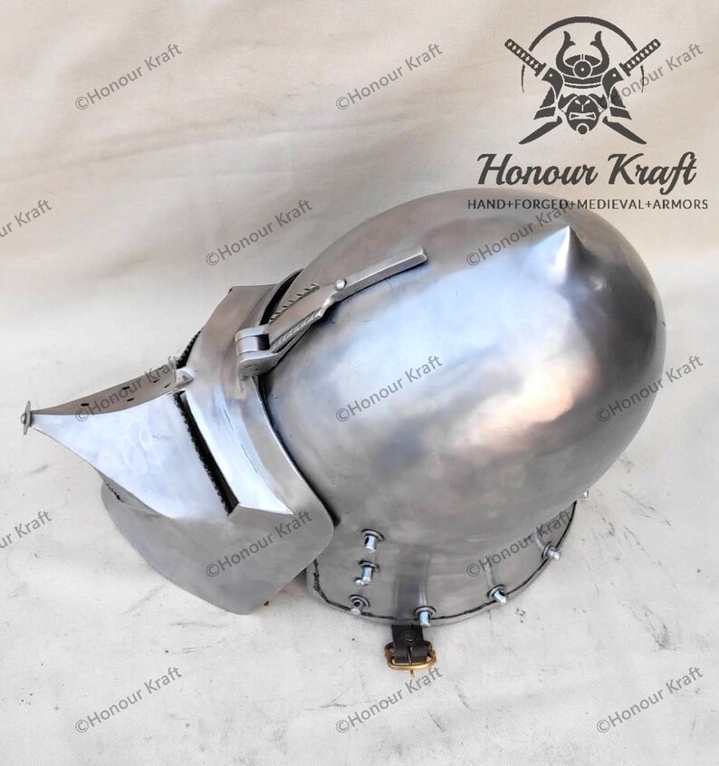 Medieval Beak Face Helmet Armour Steel Head Protection Armor - Etsy