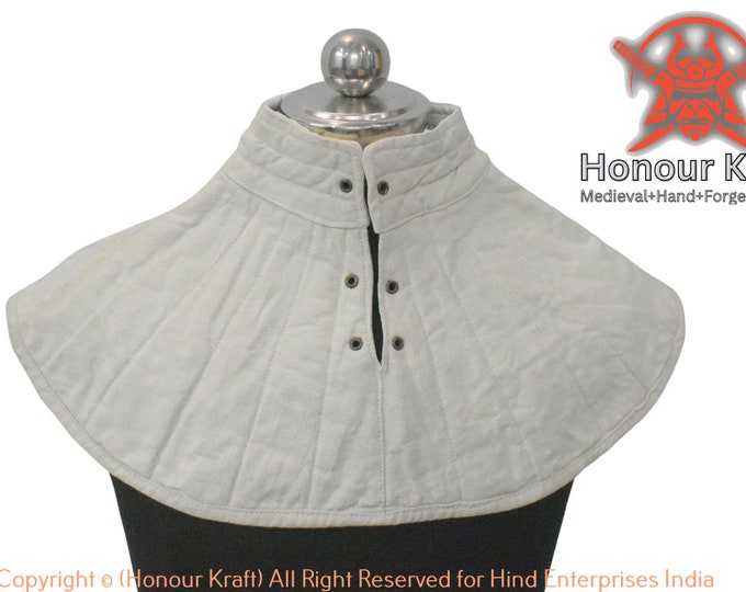 Medieval Padded Collar for SCA & Reenactment Medieval Costume LARP - Etsy