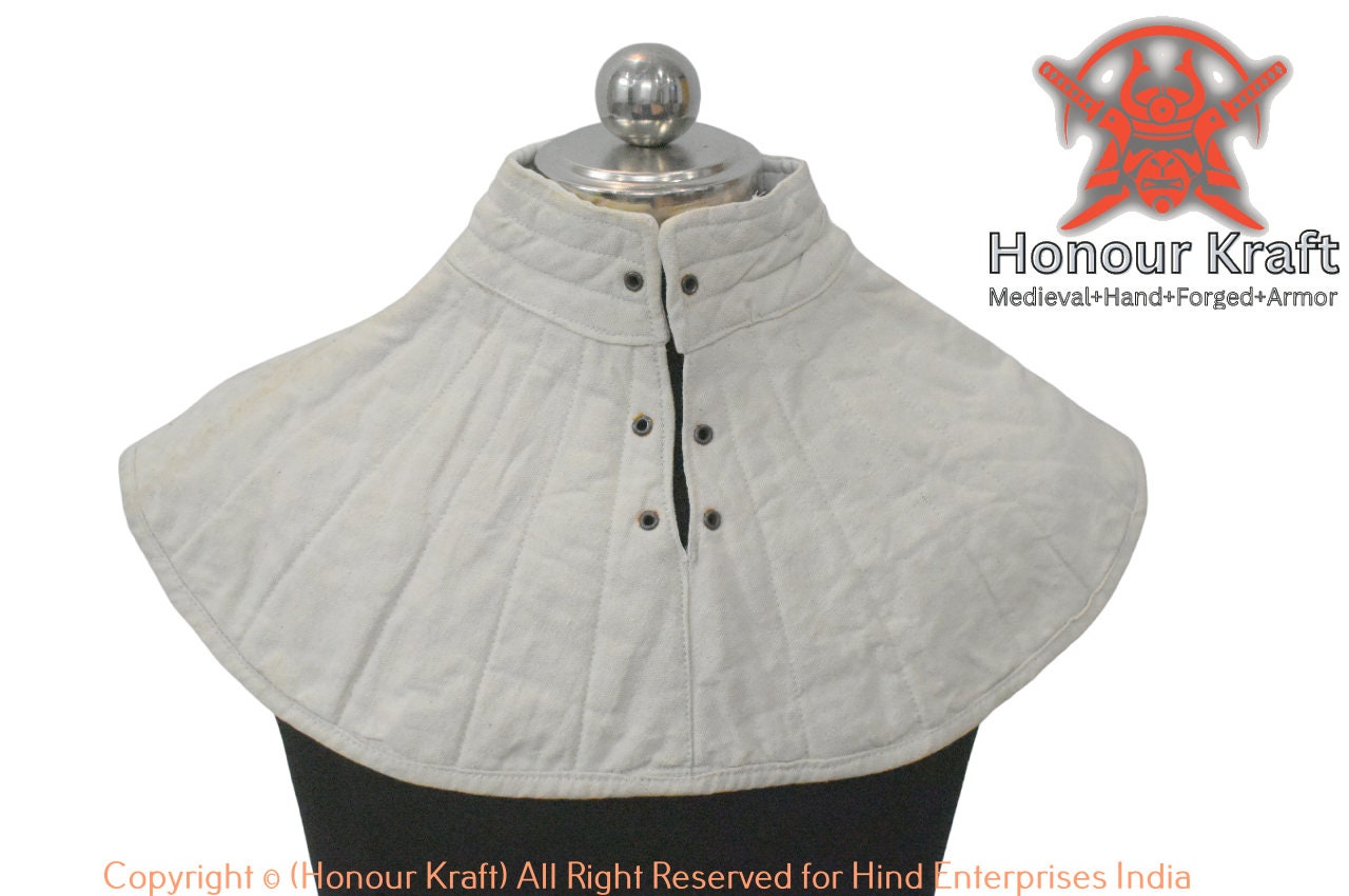 Medieval Padded Collar for SCA & Reenactment Medieval Costume LARP - Etsy