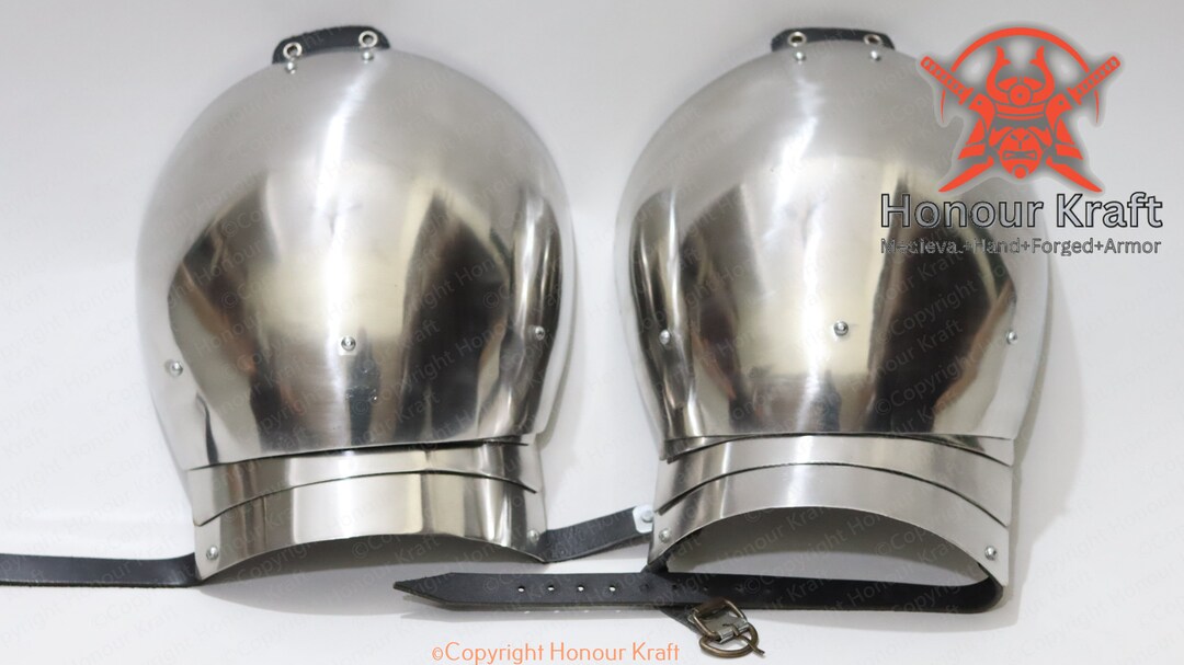 Medieval Steel Pauldron Mobility Plates Shoulder Armour for Buhurt Sca ...