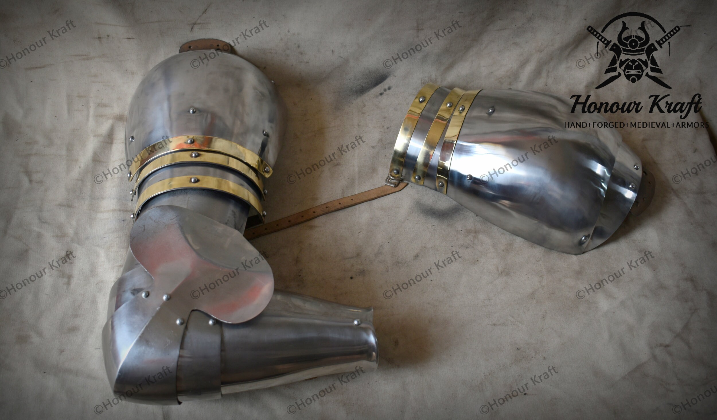 Medieval Steel Arms Armor Steel Armor Medieval Full Arms Set - Etsy