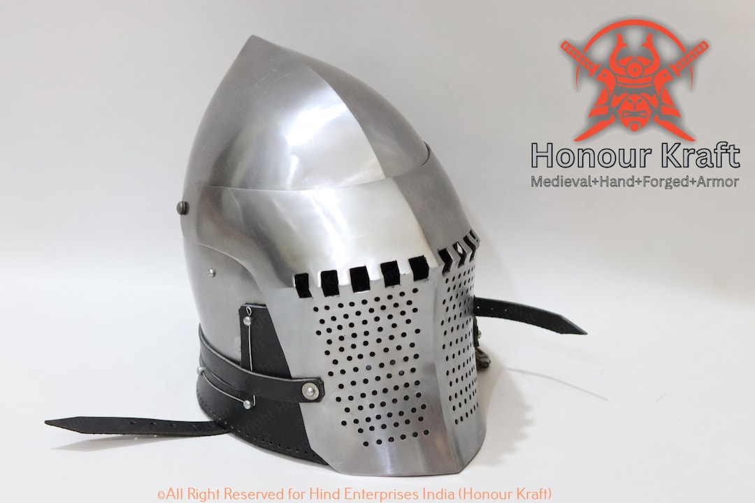 Buhurt Helmet Bascinet Spoleto Helmet Steel Helmet Armour Medieval ...