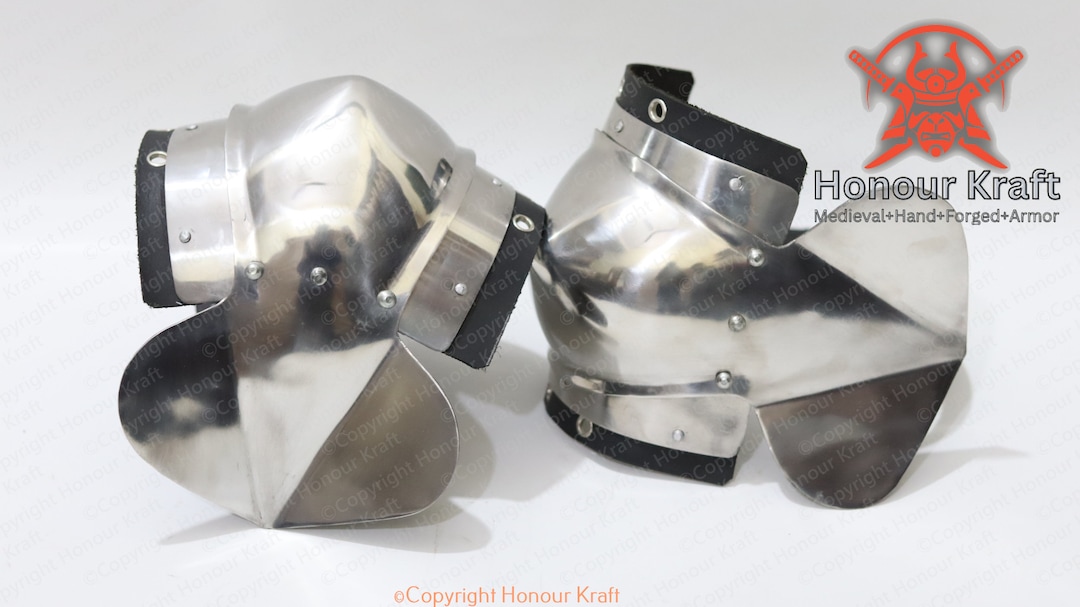 Steel Elbow Armor Cops: Medieval Buhurt Combat Plates - Etsy
