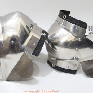 Elbow Cops Armor Medieval Steel Mobility Plates Elbow Cops Armour Pair ...