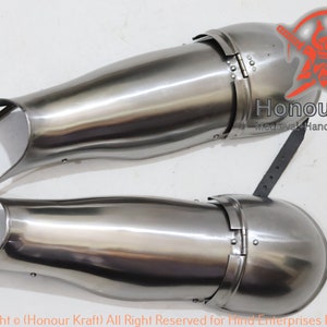 Custom-made Medieval Roman Leg Greaves Armor for SCA, Reenactment, HEMA ...