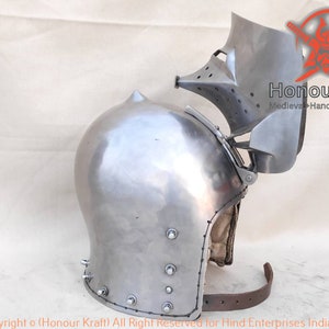 Medieval Beak Face Helmet Armour Steel Head Protection Armor SCA Combat ...