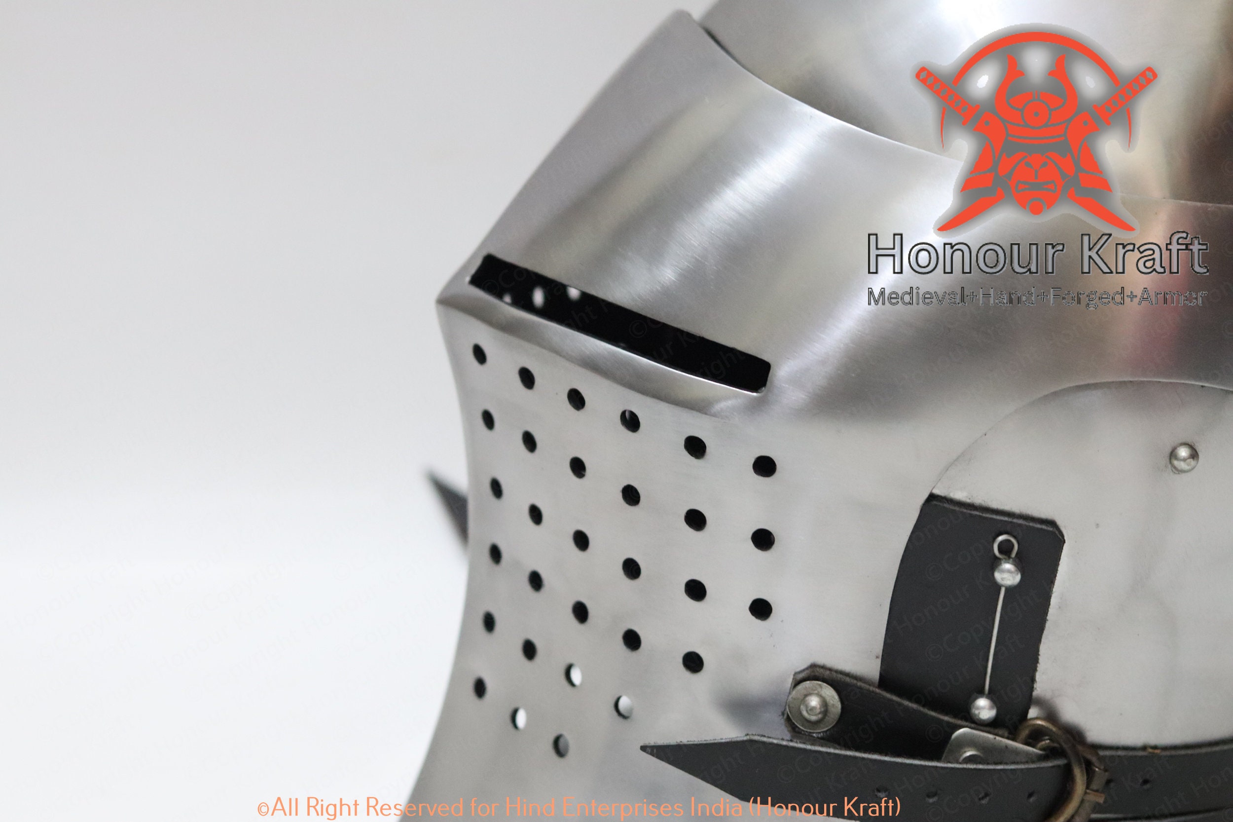Spoleto-Helm-Bascinet für Buhurt-Stahlhelm. Spoleto-Rüstung ...