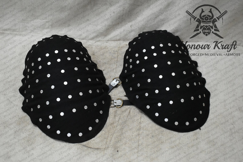 Shoulder Armor Steel Plated Brigandine Pauldrons for Buhurt - Etsy