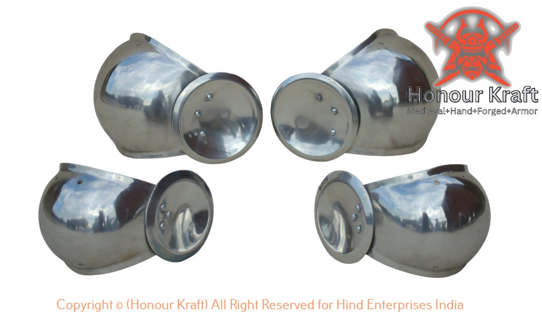 Steel Knee & Elbow Cops Set for Protection Armor for Sca/imcf/hmb/botn ...