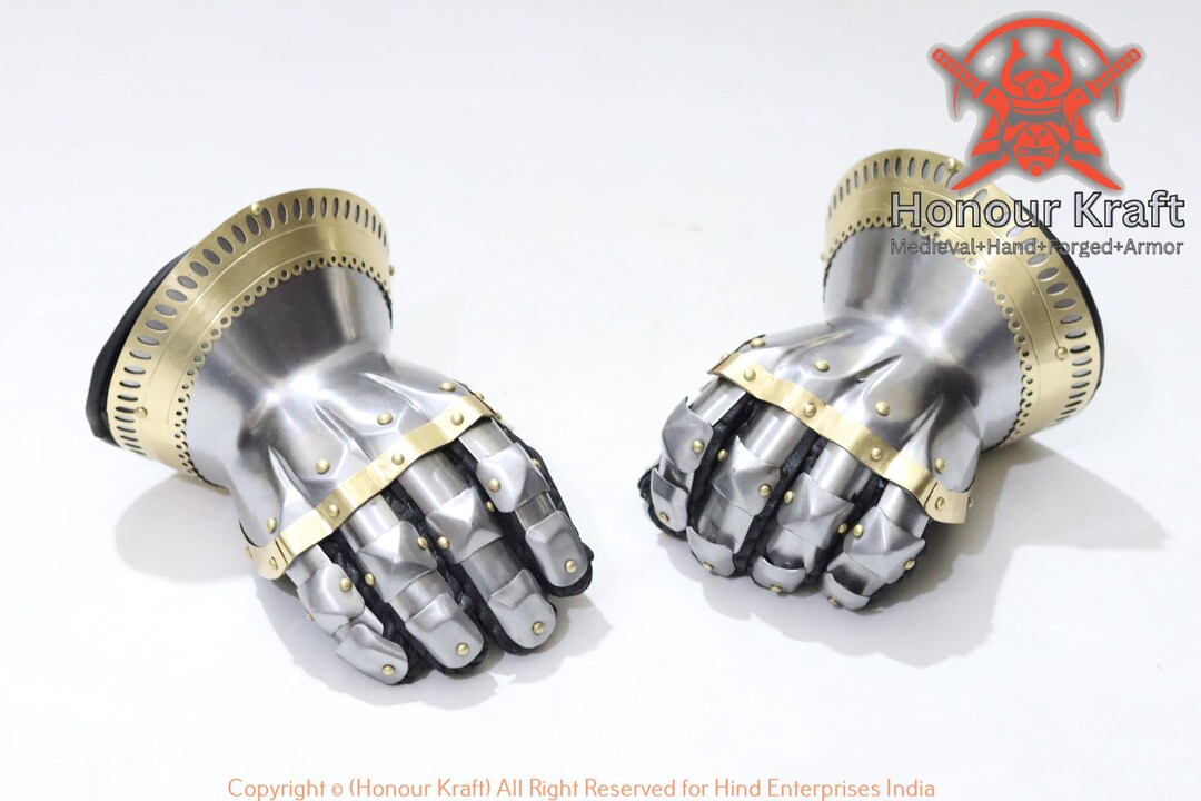 Hourglass Gauntlets Armor Pair for Reenactment Larp Events Costume - Etsy
