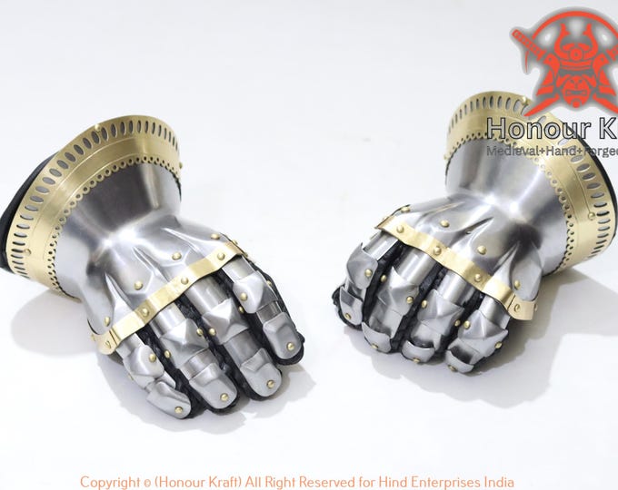 Medieval Hourglass Gauntlets 14-15th Century - Etsy