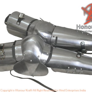 Steel Arms Armor Medieval Steel Arms Armour for Combat SCA HMB Buhurt ...