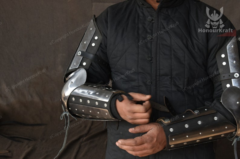 Splint Arms Armor Armor Steel Arms Medieval Splint Arms Armor - Etsy