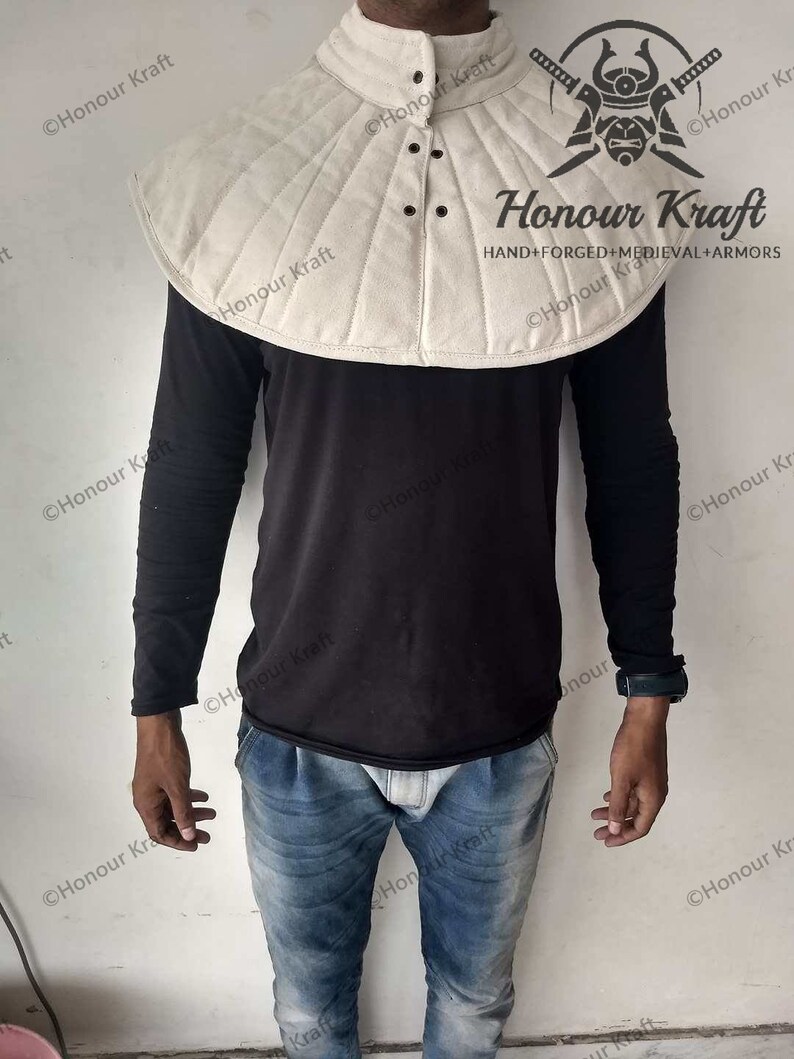 Medieval Padded Collar for SCA & Reenactment Medieval Costume - Etsy