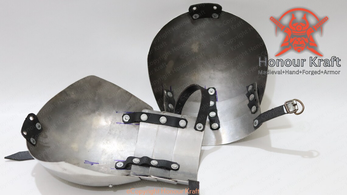Medieval Steel Pauldron Mobility Plates Shoulder Armour for Buhurt Sca ...