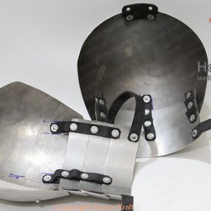 Medieval Steel Pauldron Mobility Plates Shoulder Armour for Buhurt Sca ...