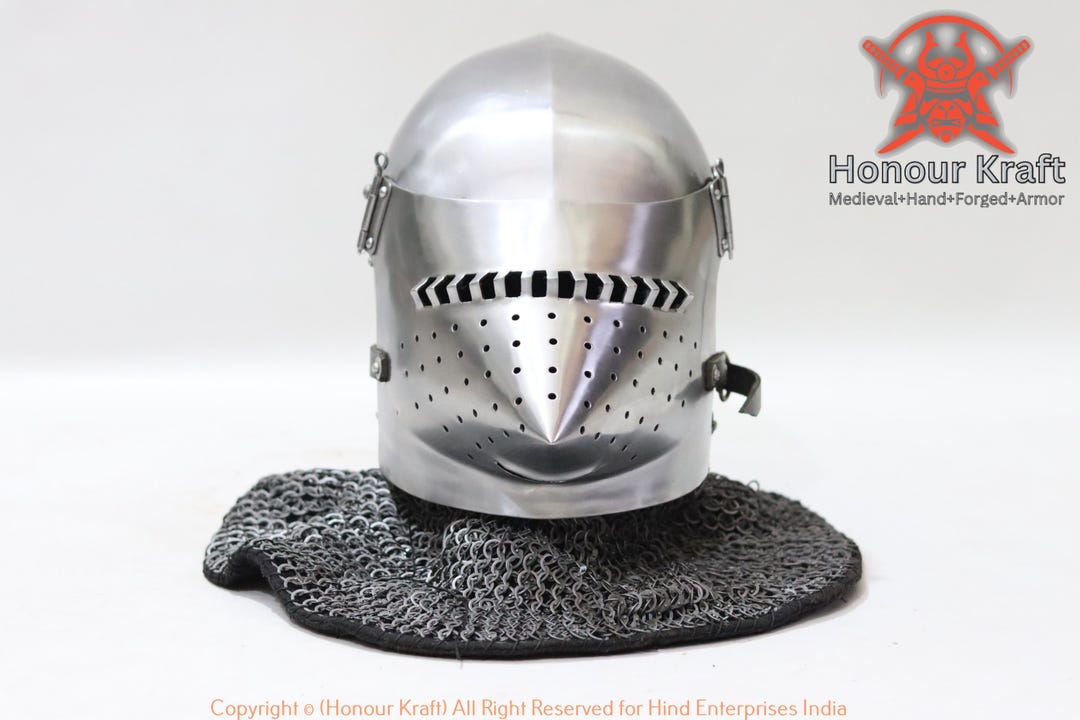 Houndskull Bascinet Helmet for Buhurt Combat T-1 - Etsy