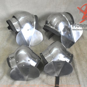 Steel Knight Armor: Medieval Elbow & Knee Cops for Buhurt SCA Combat - Etsy