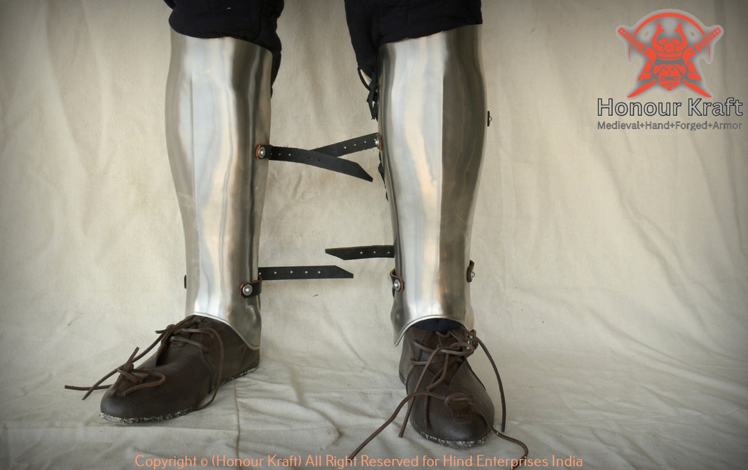 Leg Greaves Leg Protection Armor for SCA Combat Battle Armor - Etsy