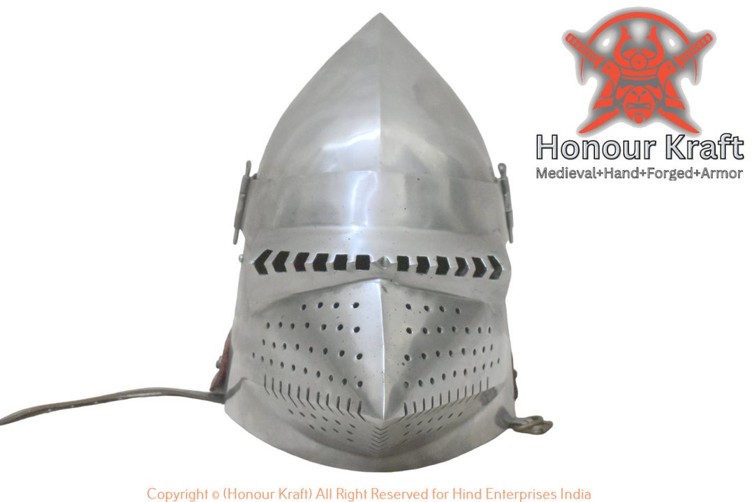 Medieval Houndskull Pigface 12th Century Steel Head Protection ...