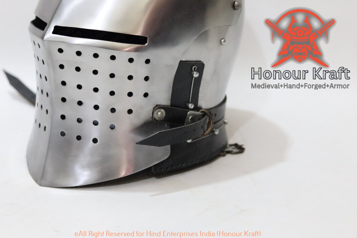 Spoleto-Helm-Bascinet für Buhurt-Stahlhelm. Spoleto-Rüstung ...