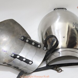 Medieval Steel Pauldron Mobility Plates Shoulder Armour for Buhurt Sca ...
