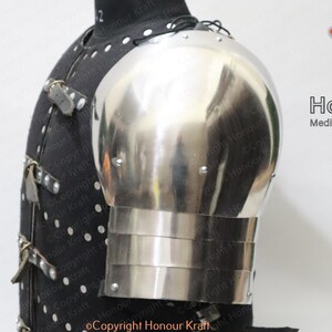 Medieval Steel Pauldron Mobility Plates Shoulder Armour for Buhurt Sca ...