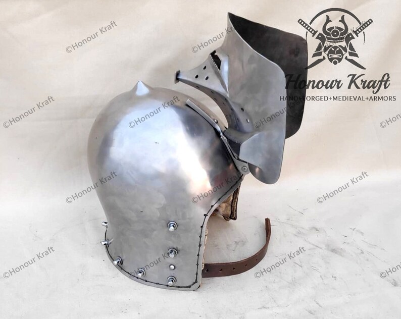 Medieval Beak Face Helmet Armour Steel Head Protection Armor - Etsy