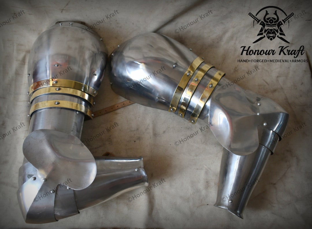 Medieval Steel Arms Armor Steel Armor Medieval Full Arms Set - Etsy
