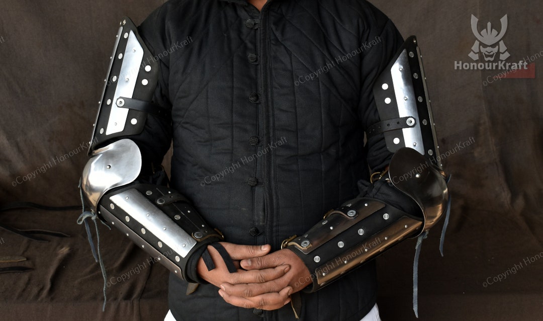 Splint Arms Armor Armor Steel Arms Medieval Splint Arms Armor - Etsy